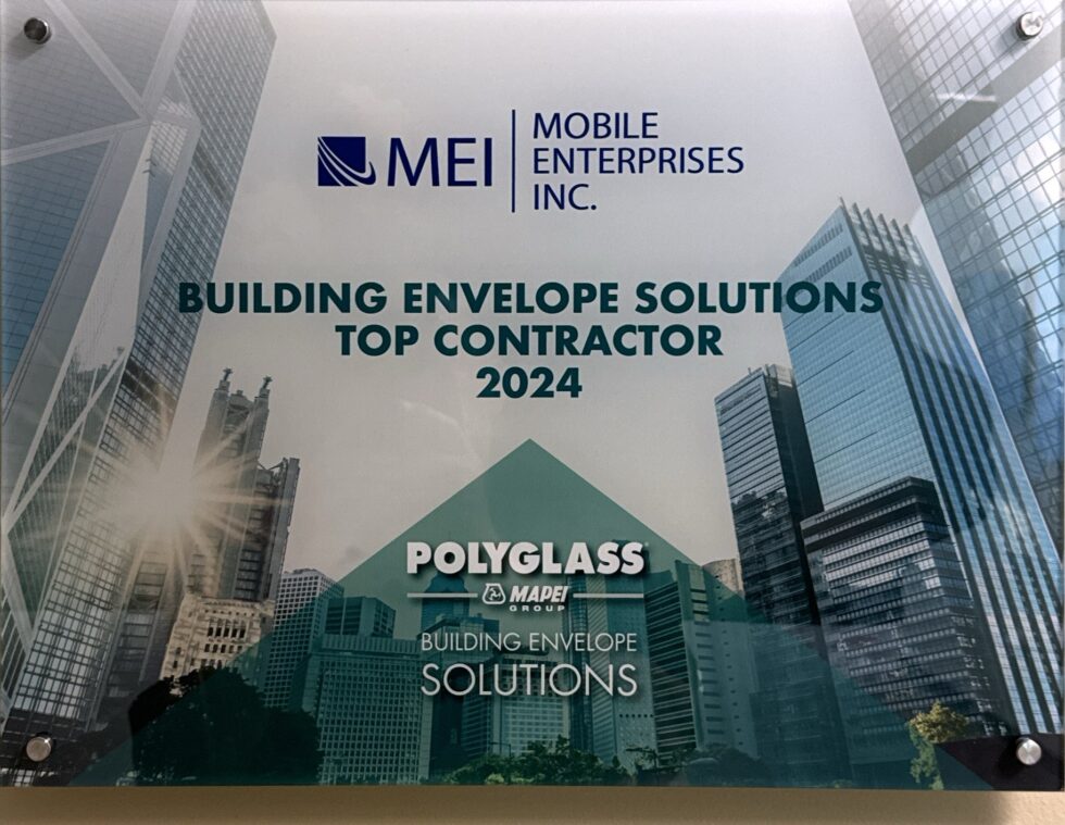 MEI named Polyglass Contractor of the Year 2024 - Mobile Enterprises